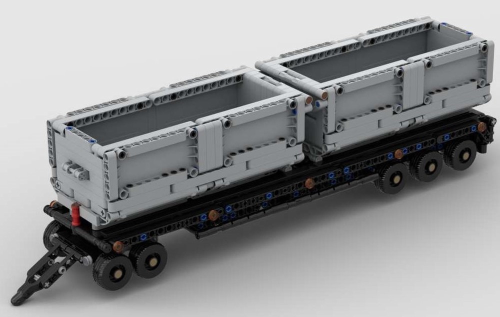 LEGO MOC Longer container trailer for MOC-25921 (LZV) by Harrie_Snarrie ...