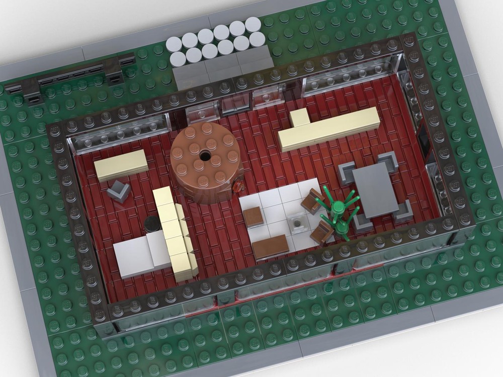 LEGO MOC The Glass House - with brick floors by Thomus_Bean ...