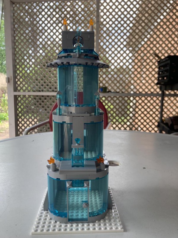 LEGO MOC Blue and Gray Lookout Tower by hughesathome | Rebrickable ...