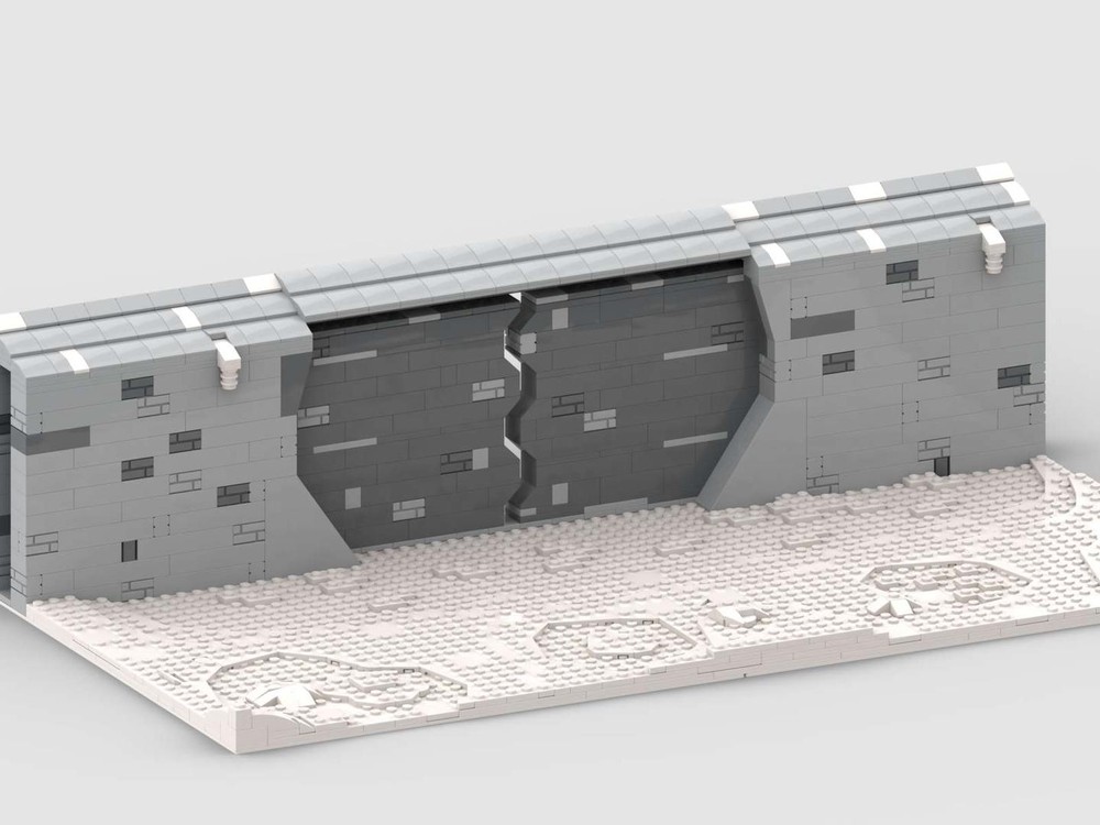 LEGO MOC Hoth Rebel Bunker MOC (Front gate) by Brickboy_YT ...
