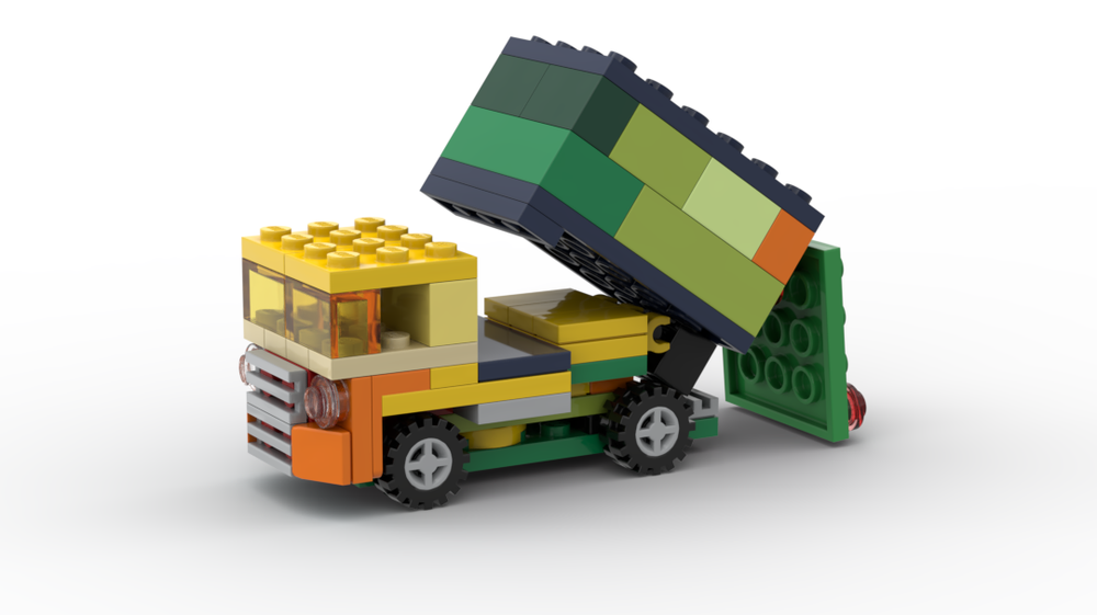 LEGO MOC 10696 Garbage truck by Lenarex | Rebrickable - Build with LEGO
