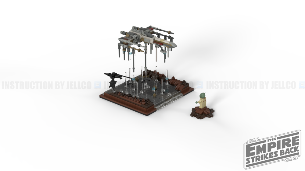 LEGO MOC Micro Diorama : DAGOBAH Renewal (Episode V) by jellco ...