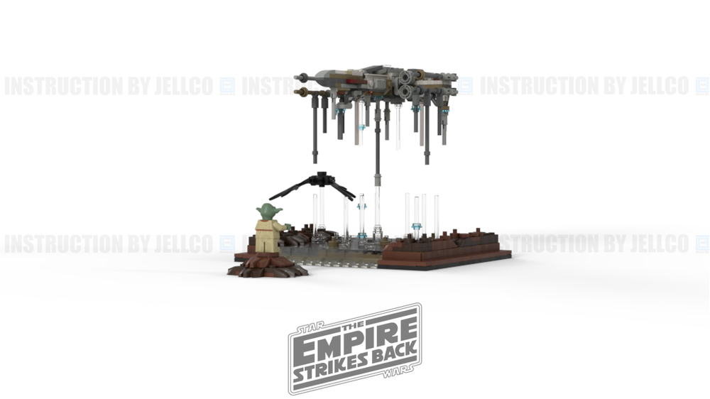 LEGO MOC Micro Diorama : DAGOBAH Renewal (Episode V) by jellco ...