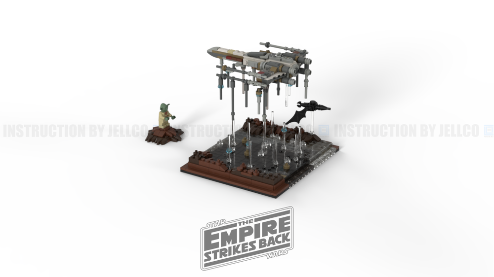 LEGO MOC Micro Diorama : DAGOBAH Renewal (Episode V) by jellco ...