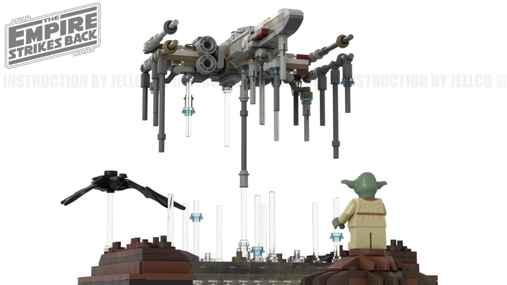 LEGO MOC Micro Diorama : DAGOBAH Renewal (Episode V) by jellco ...
