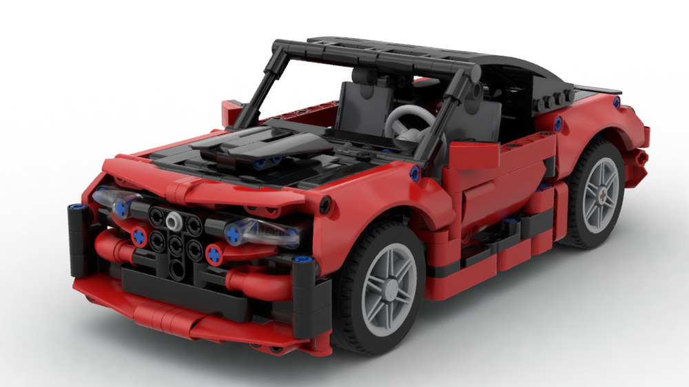 LEGO MOC FWD Sports Car by TechnicMOCer | Rebrickable - Build with LEGO