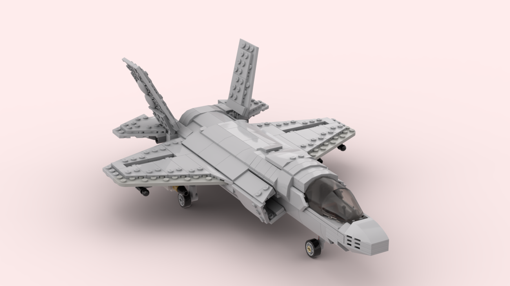 LEGO MOC F35b Lightning II Fighter Jet by gonky_bricks | Rebrickable ...