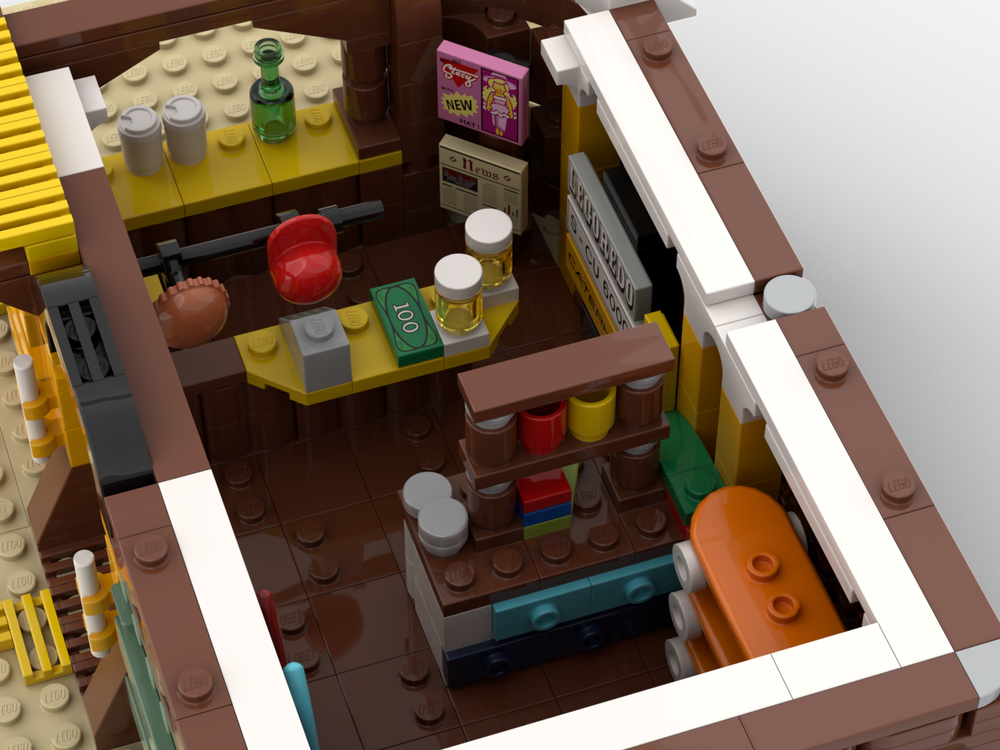 LEGO MOC-111058 Surf Shop and Bar by Huebre | Rebrickable - Build with LEGO