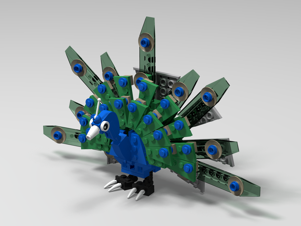 LEGO MOC Peacock by AtticP | Rebrickable - Build with LEGO