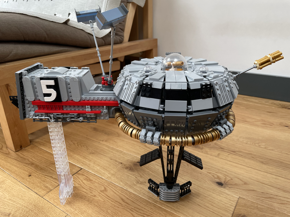 Lego Moc Thunderbird 5 By Tomclarke Rebrickable Build With Lego