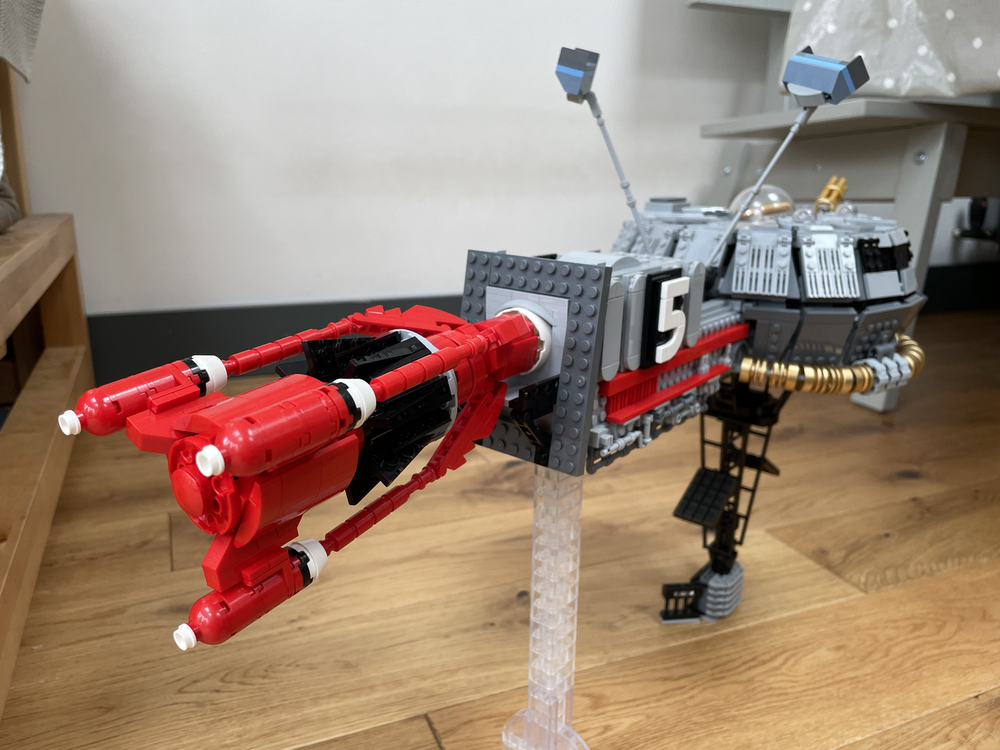 Lego Moc Thunderbird 5 By Tomclarke Rebrickable Build With Lego