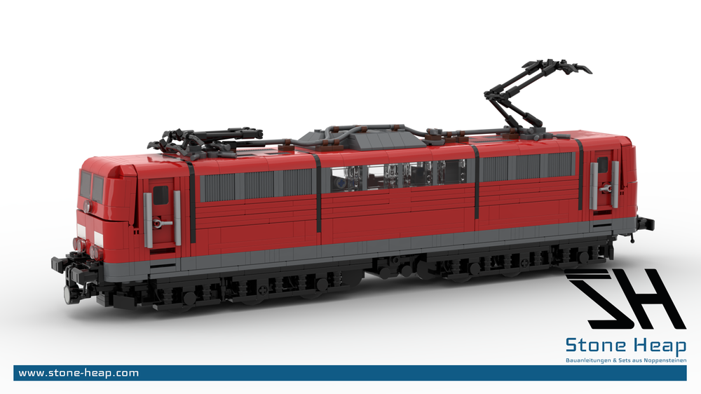 LEGO MOC BR 151 by Germanrailwaybuilder | Rebrickable - Build with LEGO