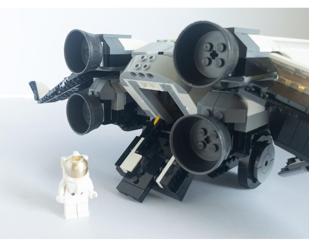 Lego Moc Space Force Peregrine Light Shuttle By Aberrant85