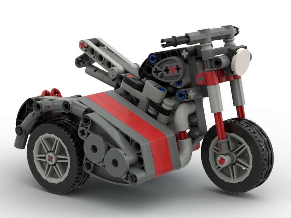 LEGO MOC 42132 - Sidecar by Fabio_BrickintheWall | Rebrickable - Build ...