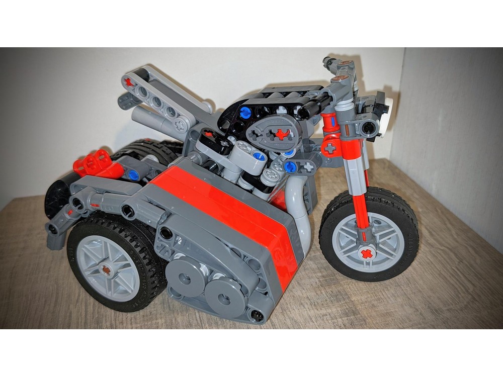 LEGO MOC 42132 - Sidecar by Fabio_BrickintheWall | Rebrickable - Build ...