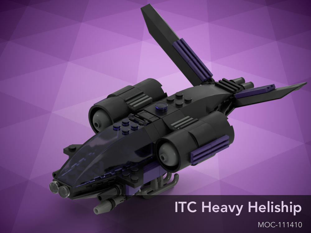 LEGO MOC ITC Heavy Heliship by brampf | Rebrickable - Build with LEGO