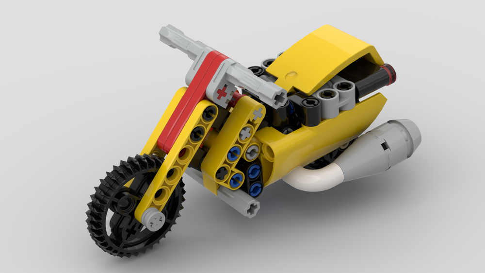 LEGO MOC Motorcycle by ervit | Rebrickable - Build with LEGO
