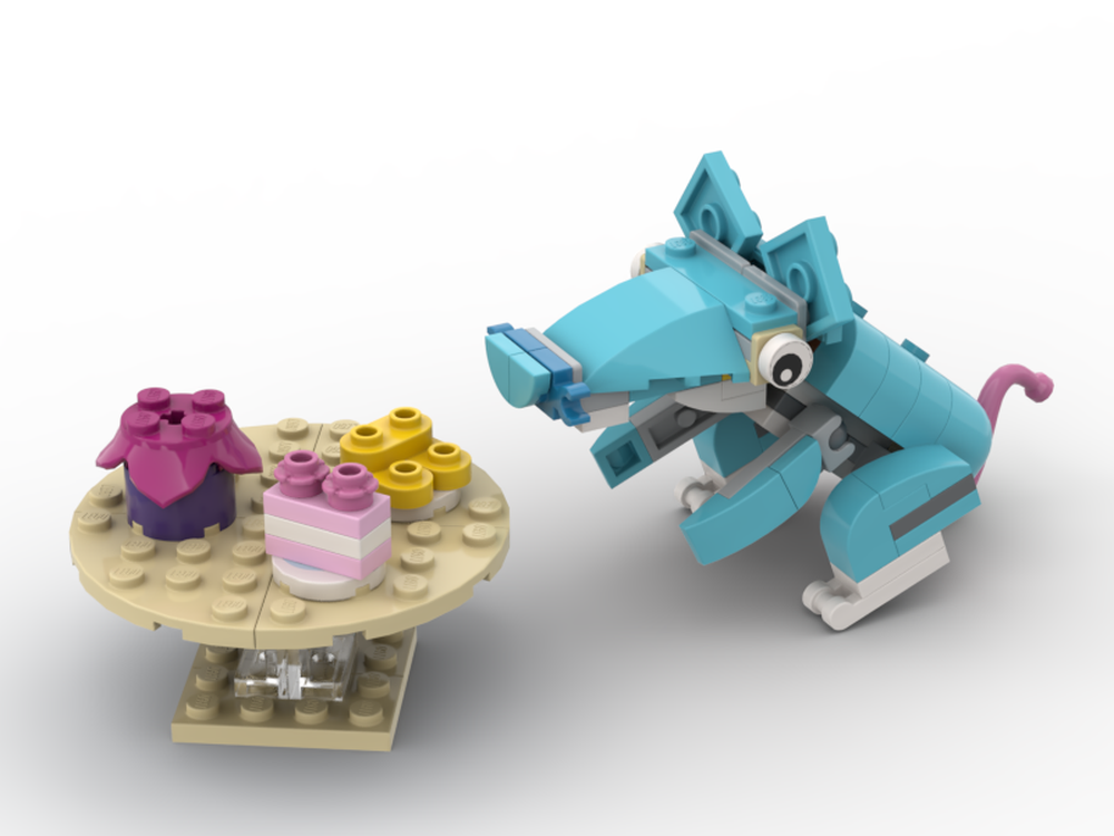 LEGO MOC 31128 Rat by PocMoc | Rebrickable - Build with LEGO