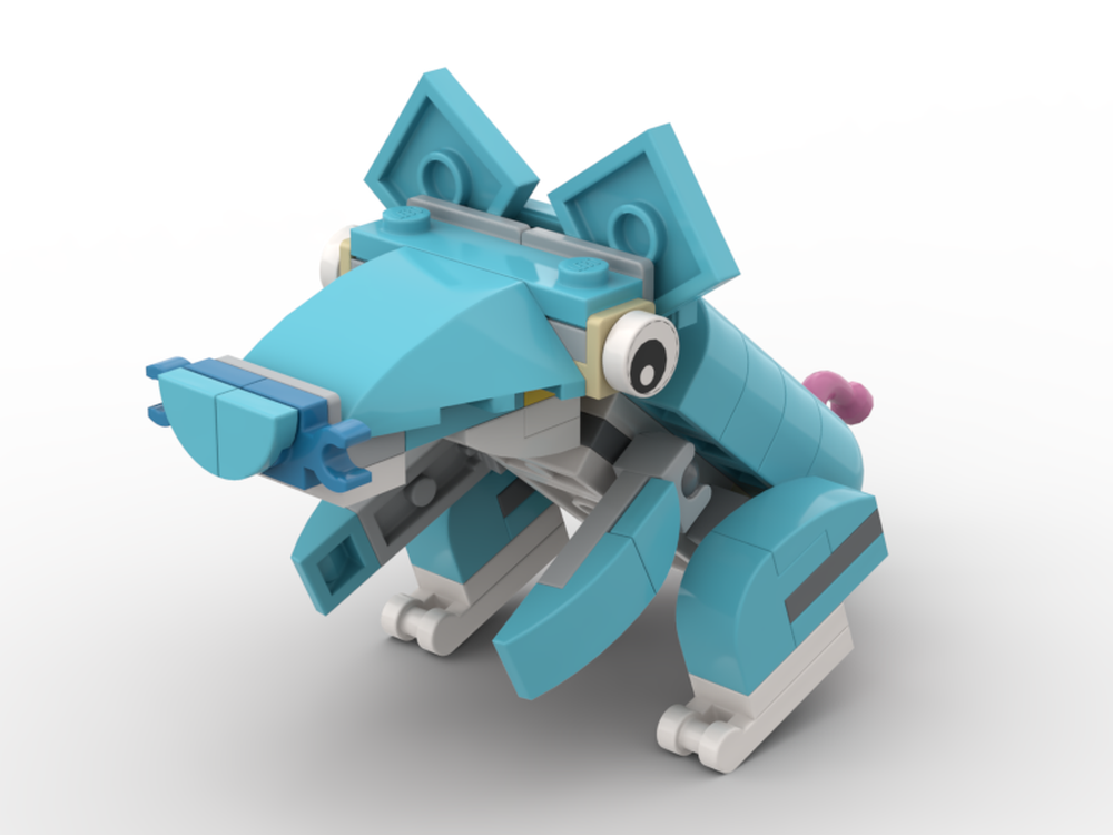 LEGO MOC 31128 Rat by PocMoc | Rebrickable - Build with LEGO