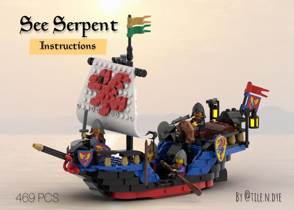 LEGO MOC 6057 - SEE SERPENT SHIP by marinbrickdesign | Rebrickable ...
