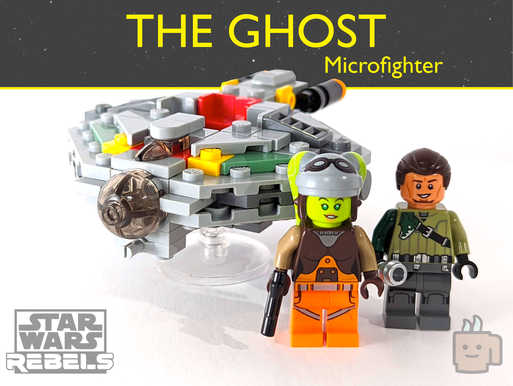 LEGO MOC The Ghost Microfighter by lego_coffee | Rebrickable - Build ...