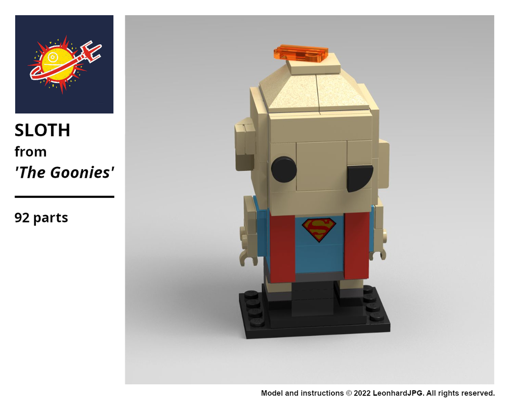 LEGO MOC Sloth v0.9 by LeonhardJPG | Rebrickable - Build with LEGO