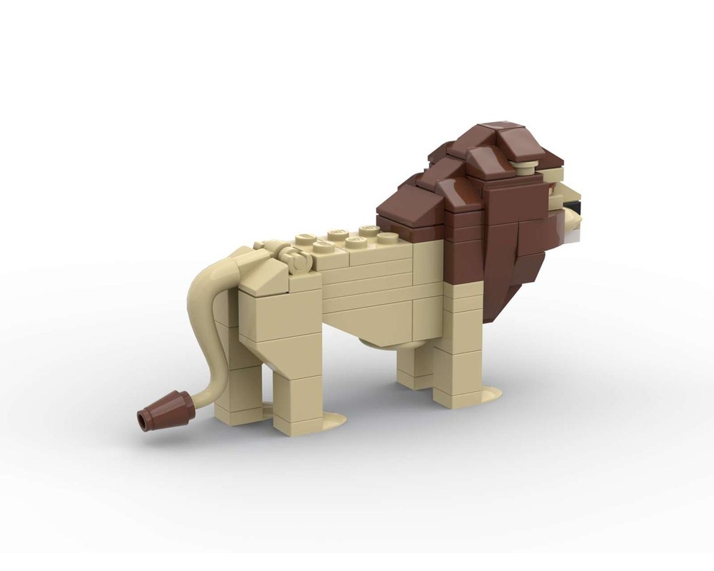 LEGO MOC Lion by Allen0937 | Rebrickable - Build with LEGO