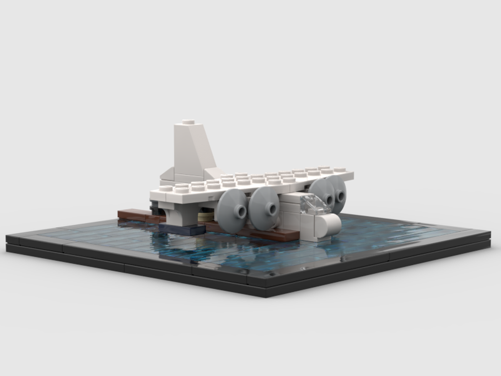 LEGO MOC Microscale Pan Am Clipper from Raiders of the Lost Ark by ...