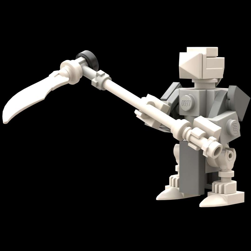 LEGO MOC Skeleton scythe swinger by dariusdrum | Rebrickable - Build ...