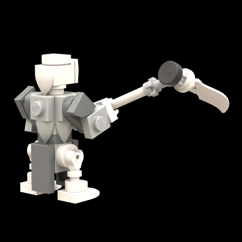 LEGO MOC Skeleton scythe swinger by dariusdrum | Rebrickable - Build ...