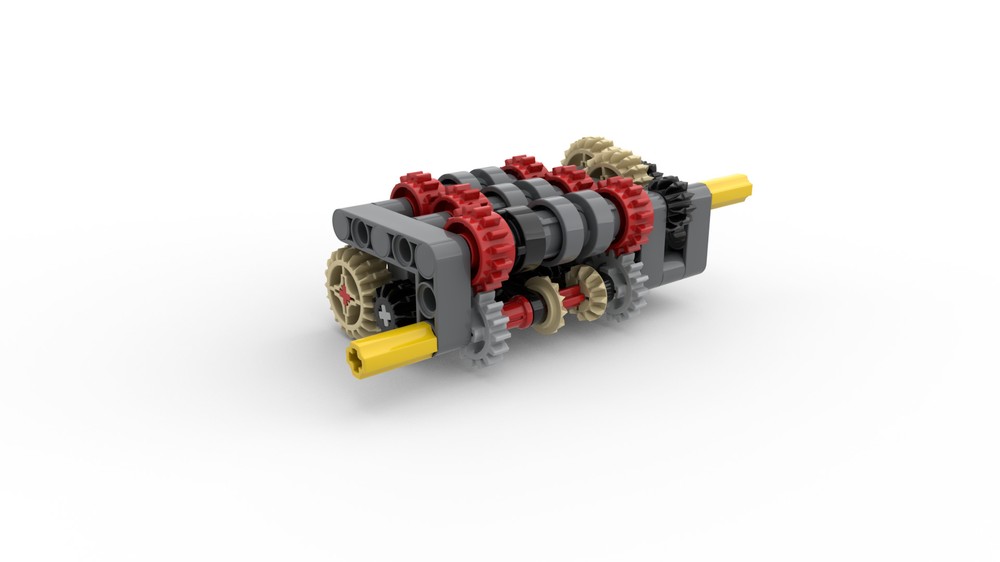 Lego Moc 5 Speed Reverse Gearbox By 1plaintext Rebrickable Build