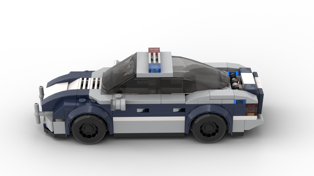 LEGO MOC Police Car by BrickMOCery | Rebrickable - Build with LEGO