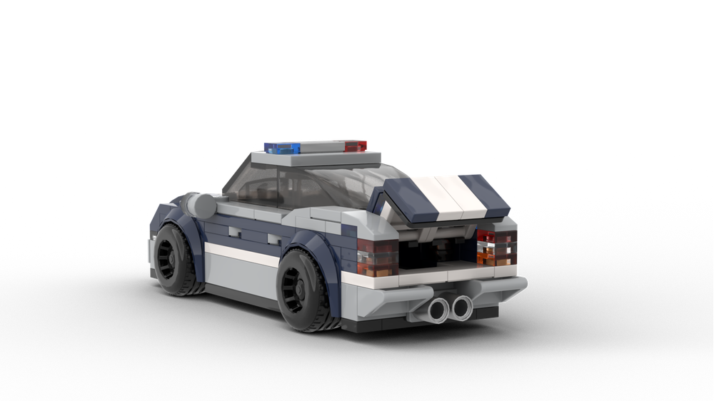 LEGO MOC Police Car by BrickMOCery | Rebrickable - Build with LEGO