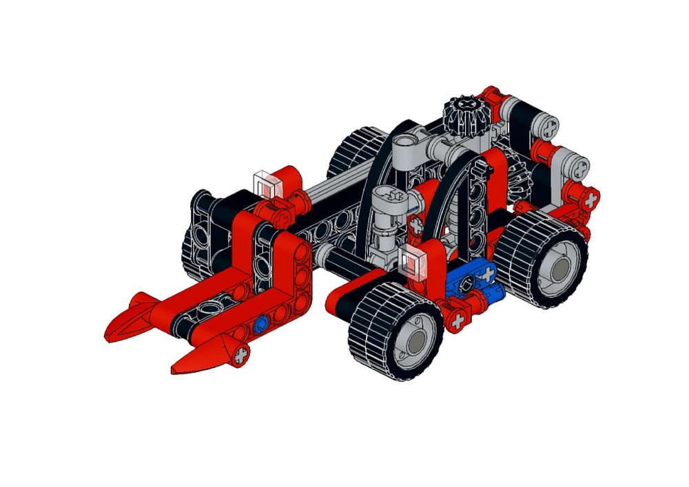 LEGO MOC Telehandler by NARP | Rebrickable - Build with LEGO