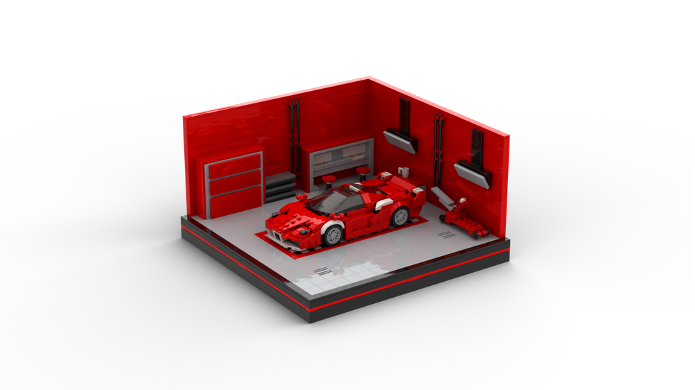 Lego Moc Speed Champions Ferrari Fxx By Armageddon1030 Rebrickable