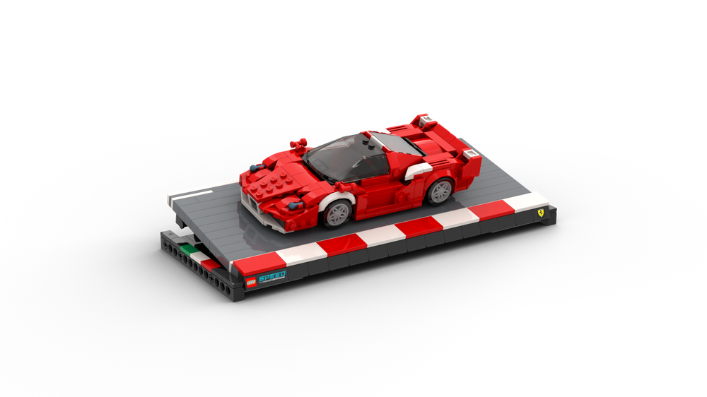 Lego Moc Speed Champions Ferrari Fxx By Armageddon1030 Rebrickable