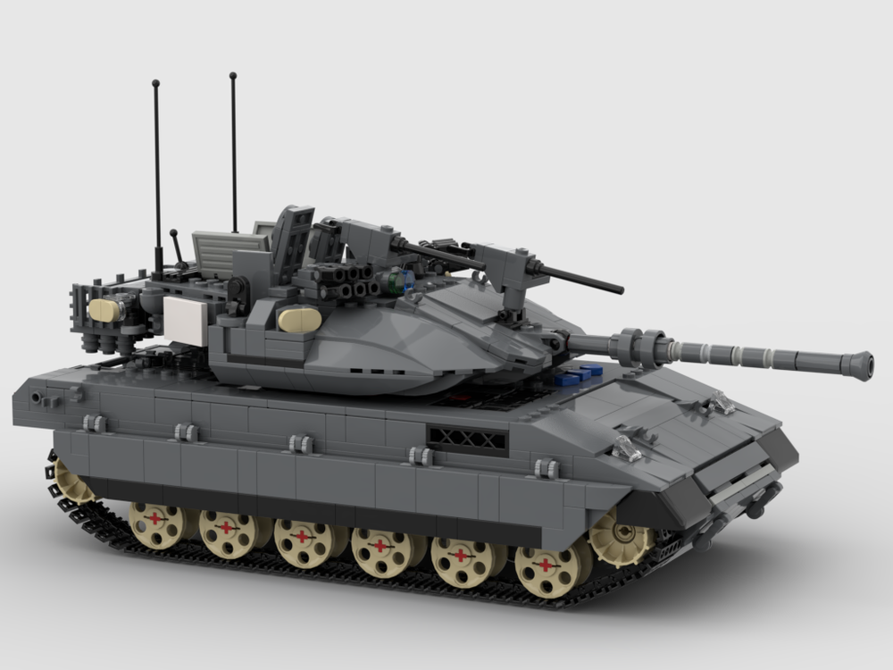 Lego Moc Mini Merkava Mk4 By Etphhm Rebrickable Build With Lego