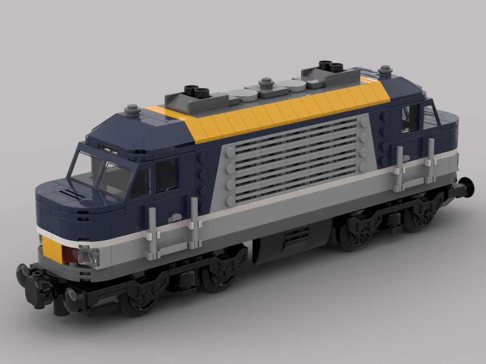 LEGO MOC Lego passenger train, diesel locomotive / Version 1 by Mario´s ...
