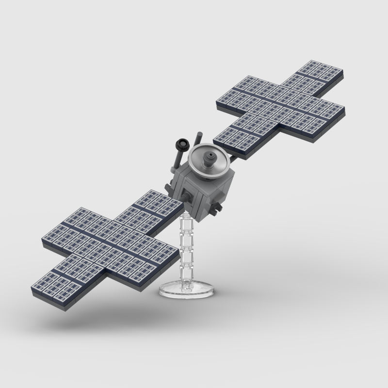 LEGO MOC 1:110 Psyche spacecraft by alekru | Rebrickable - Build with LEGO