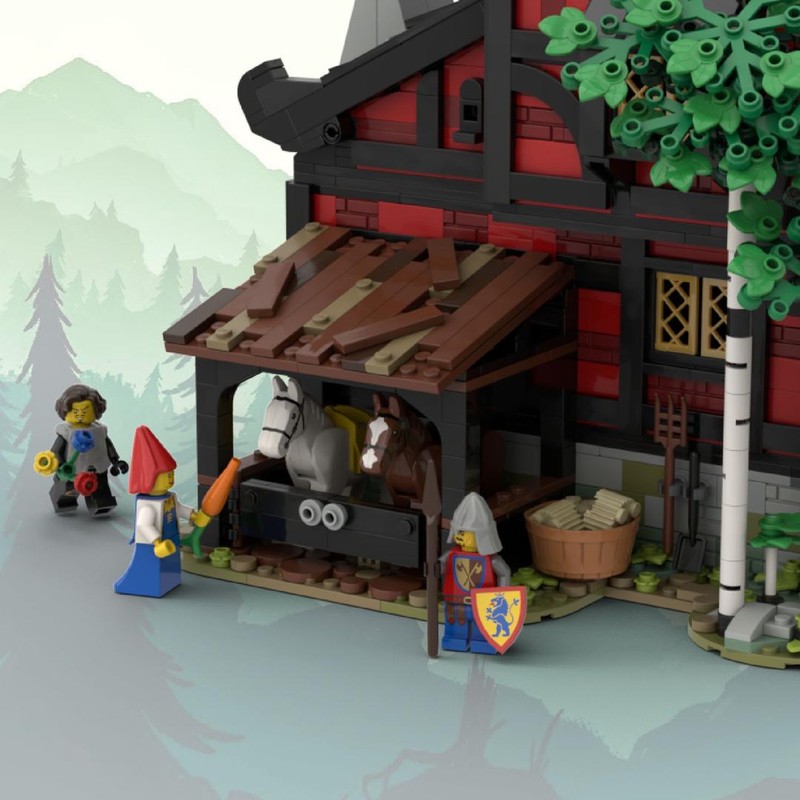 LEGO MOC-111710 THE CRUSADER'S INN by marinbrickdesign | Rebrickable ...