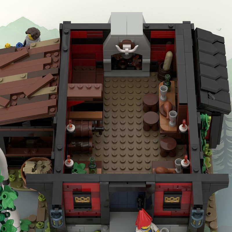 LEGO MOC-111710 THE CRUSADER'S INN by marinbrickdesign | Rebrickable ...
