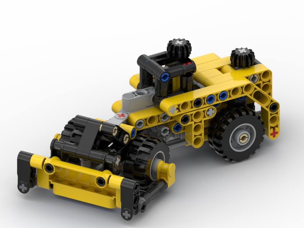 LEGO MOC Mini Wheel Dozer by A_Dilophosaurus | Rebrickable - Build with ...