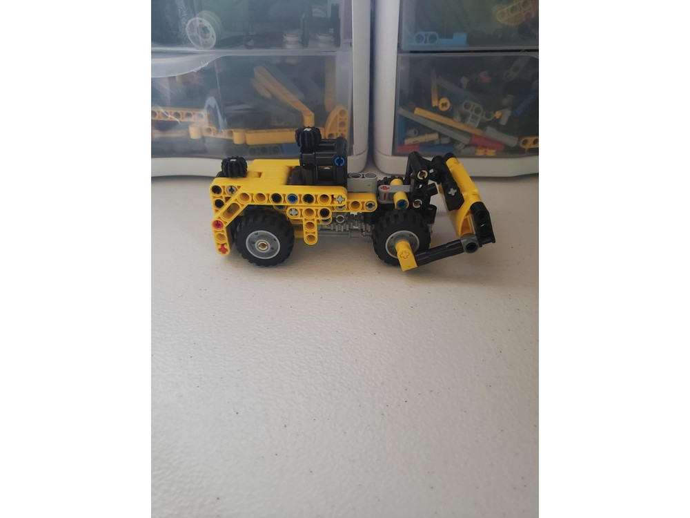 Lego Moc Mini Wheel Dozer By Adilophosaurus Rebrickable Build With