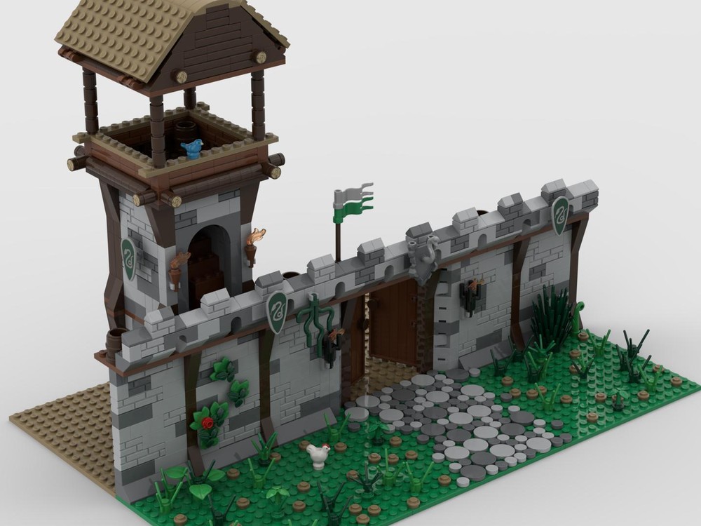 LEGO MOC Medieval wall by Cosmo_irgendwas | Rebrickable - Build with LEGO