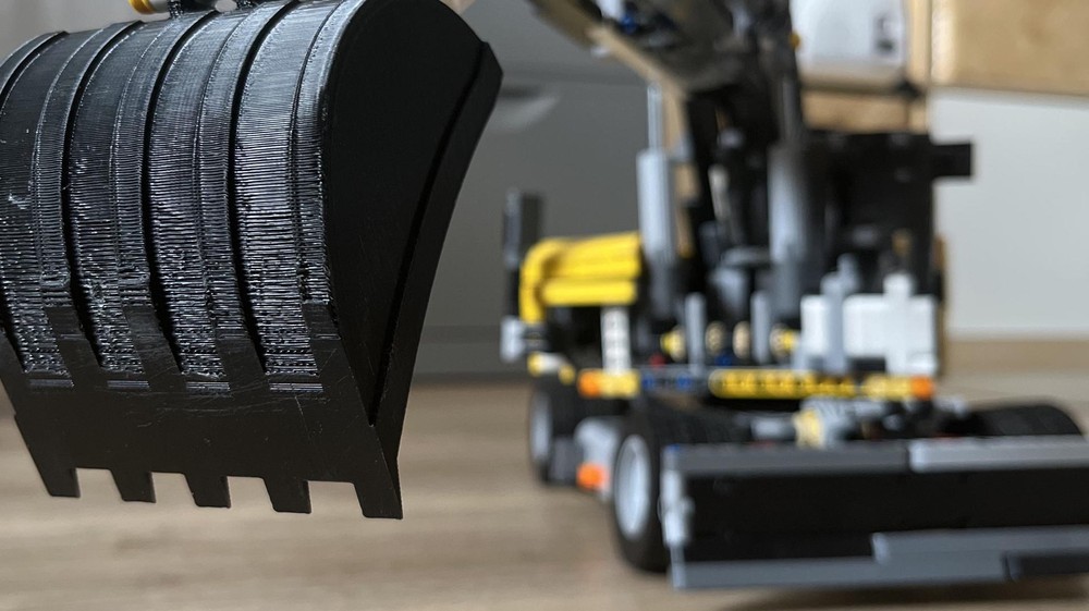 LEGO MOC Wheeled Excavator by llakie | Rebrickable - Build with LEGO