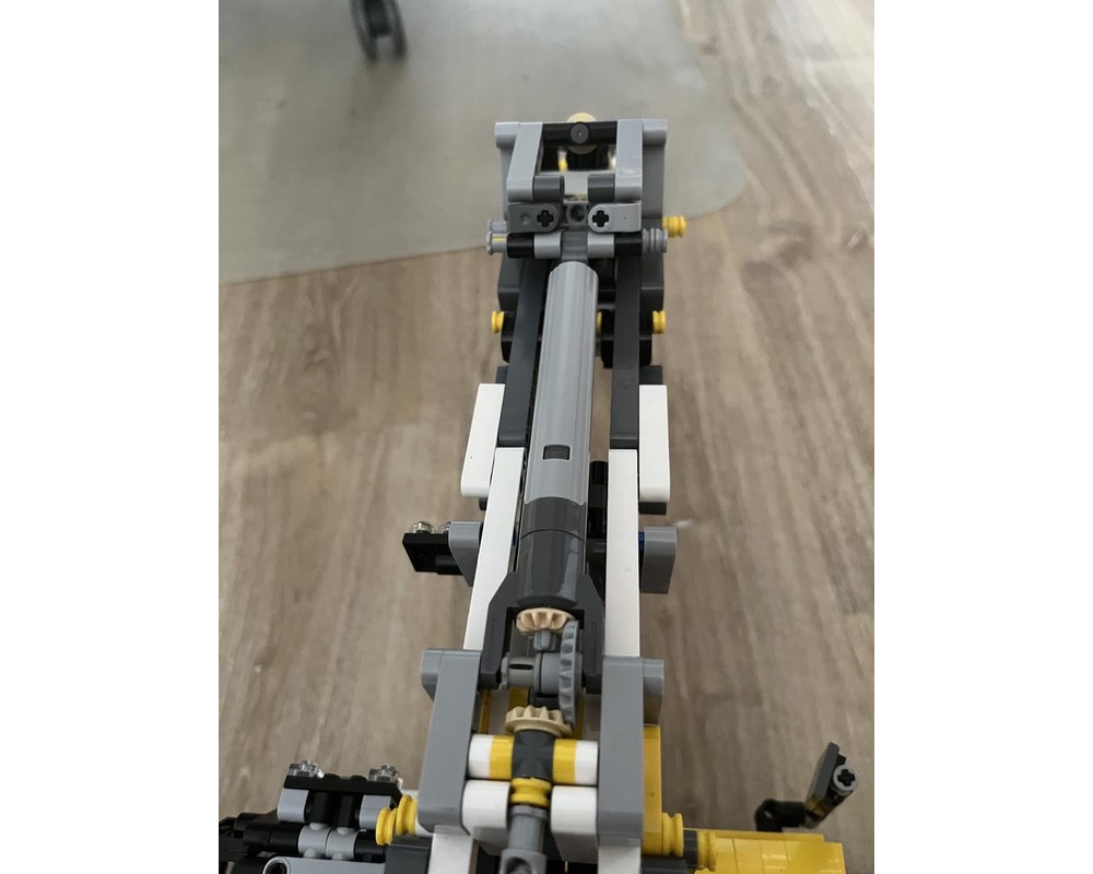 Lego Moc Wheeled Excavator By Llakie Rebrickable Build With Lego