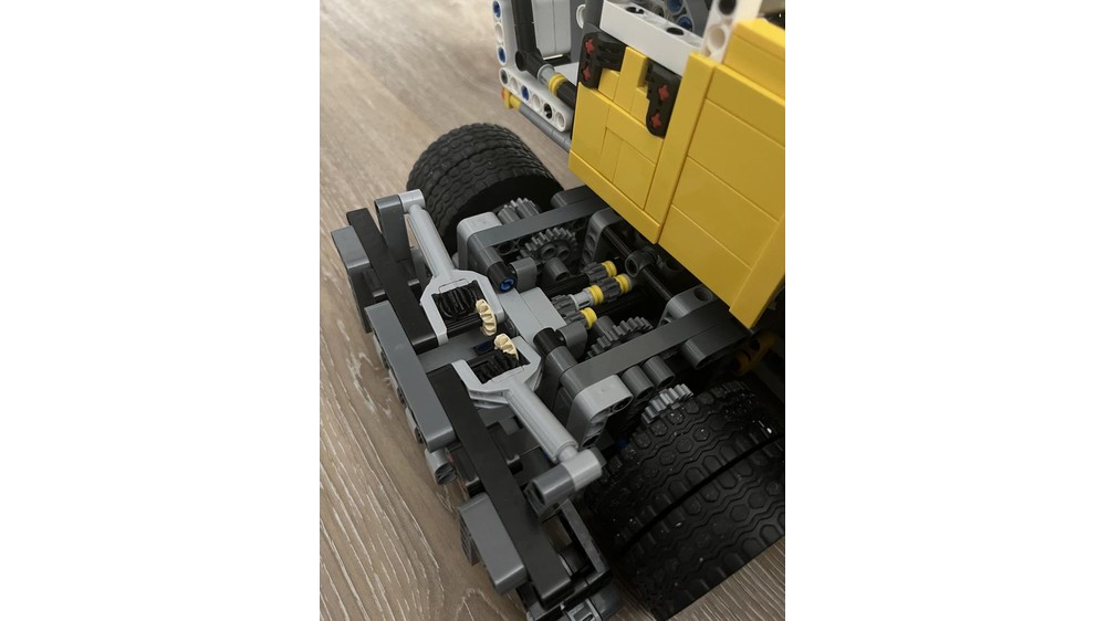 Lego Moc Wheeled Excavator By Llakie Rebrickable Build With Lego