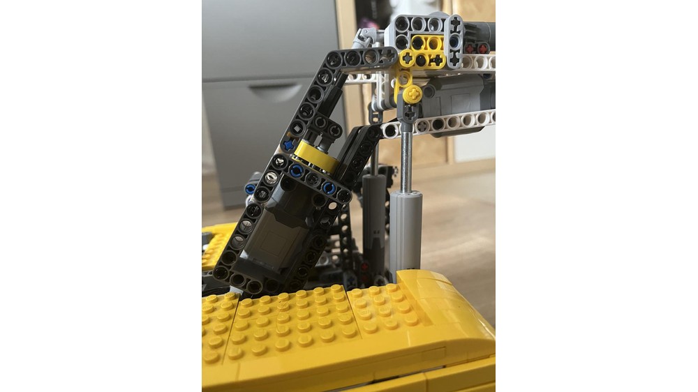 Lego Moc Wheeled Excavator By Llakie Rebrickable Build With Lego