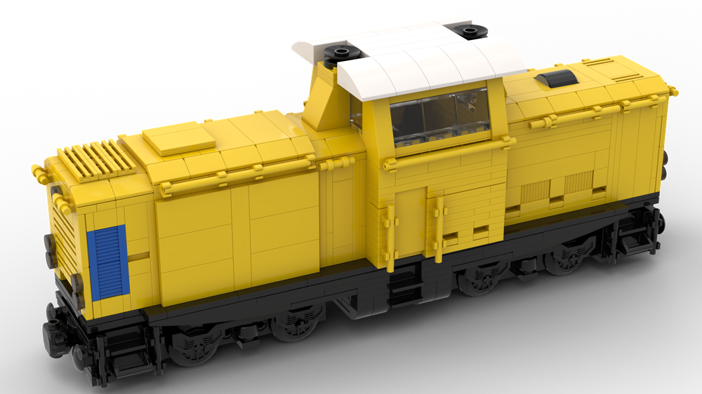 LEGO MOC Locomotive diesel série V211 - MOC by Mimi68 | Rebrickable - Build with LEGO