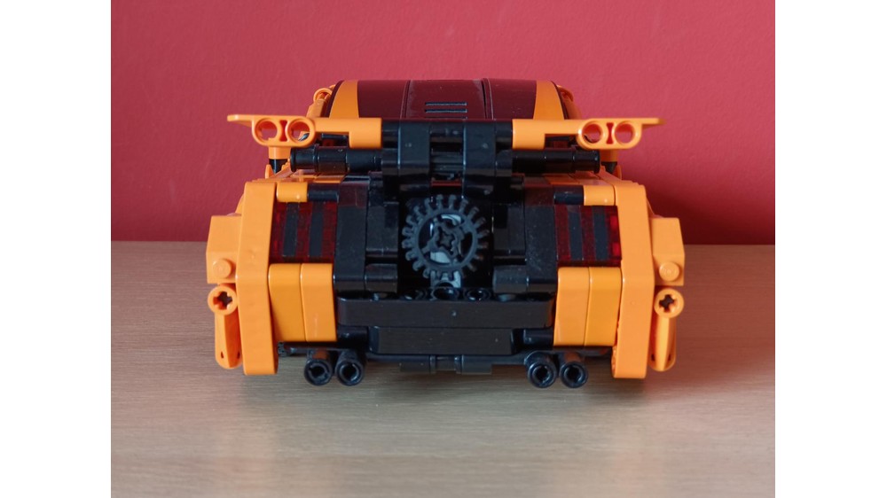 Lego Moc Muscle Car By Xaerozkota Rebrickable Build With Lego
